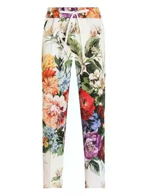 DOLCE & GABBANA Floral-Print Trousers