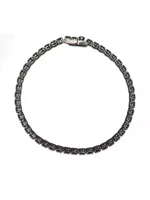 SWAROVSKI Matrix Tennis Bracelet - Black
