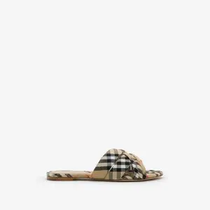 Burberry Check Cabana Slides