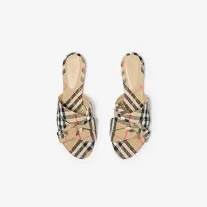 Burberry Check Cabana Slides