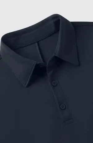 JACK ARCHER Jetsetter Tech Performance Polo - Deep Blue