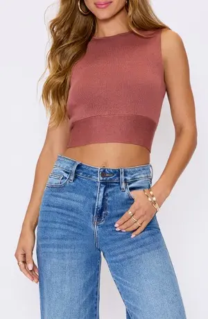 VICI Colbie Tie Back Sweater Tank