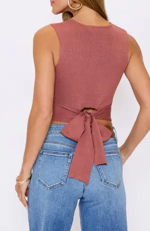 VICI Colbie Tie Back Sweater Tank
