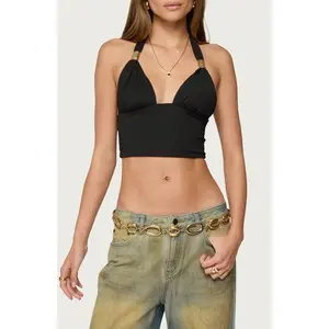 EDIKTED Aiva Crop Halter Top
