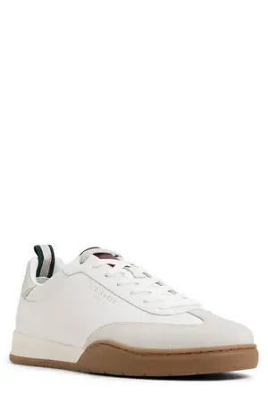 Ted Baker London Leather Lace-up Sneakers - White