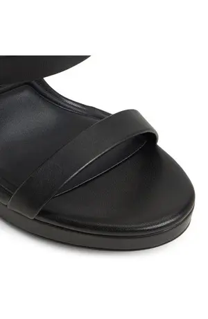 Aldo Platform Sandal - Black