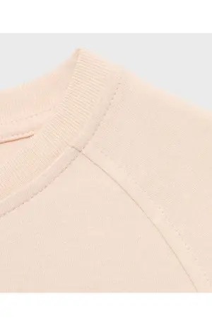 Mango Cotton Fleece Sweatshirt - Salmon