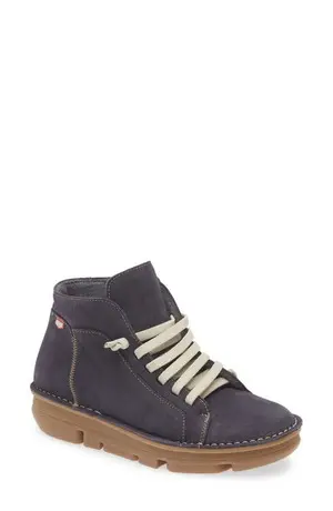 ON FOOT Touch Leather Sneaker Boot - Marino