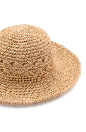 Mango Openwork Straw Sun Hat