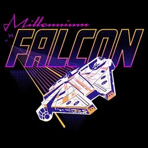 STAR WARS Retro Millennium Falcon Race T Shirt