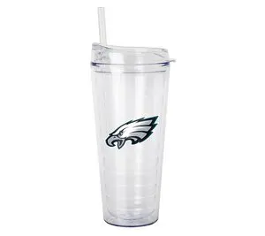 LOGO ATHLETIC Logo Brands Nfl 22oz Flipside Double Wall Clear Tumbler - One-color