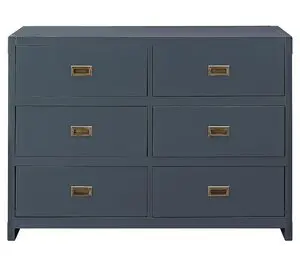 BABY RELAX Miles 6-drawer Dresser Navy - One-color