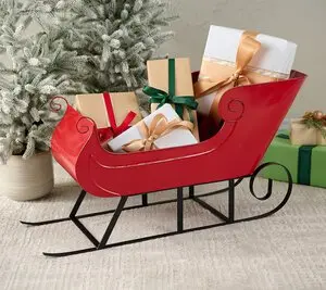 VALERIE PARR HILL Decorative Metal Sleigh Valerie - One-color