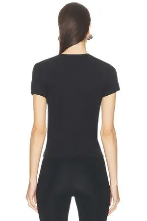 Coperni Cut-out Baby Tee - Black