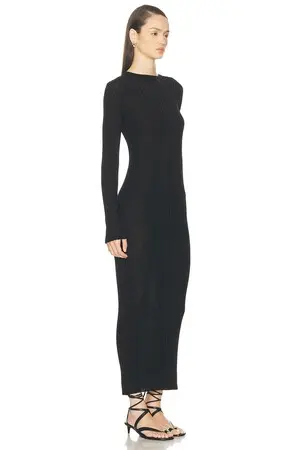 Khaite Sigrid Ribbed Knit Dress