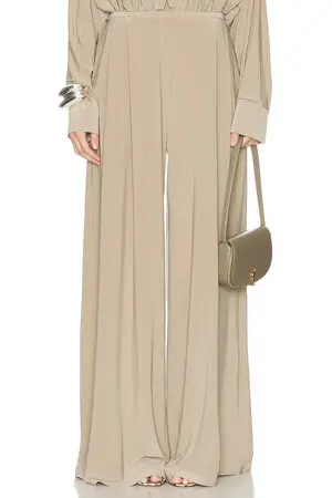 Norma Kamali Pleated Pant