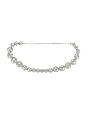 SIMONMILLER Dome Metallic Belt - Silver