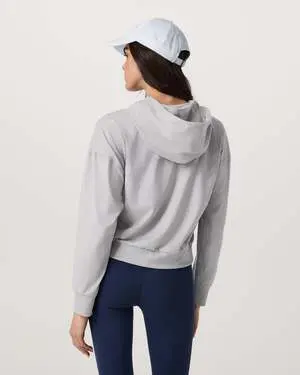 Vuori Halo Modern Pullover Hoodie - Pale Grey Heather