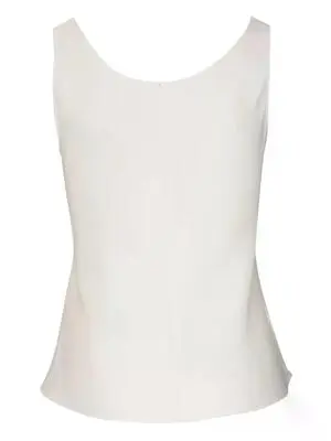 PETER COHEN Silk Tank Top - White