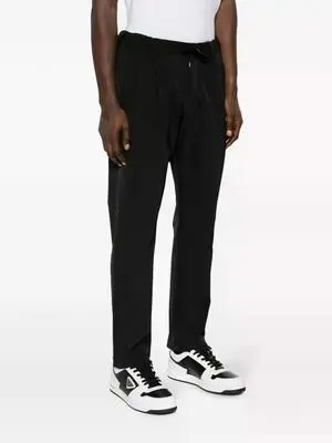 Herno Drawstring-waist Slim-cut Trousers - Black