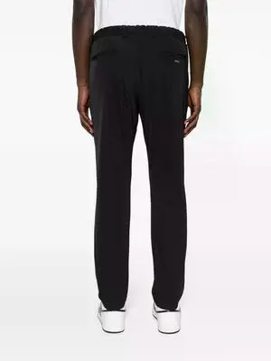 Herno Drawstring-waist Slim-cut Trousers - Black