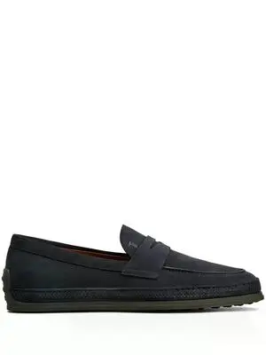 TOD'S Gommino Suede Loafers - Grey