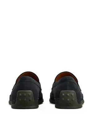 TOD'S Gommino Suede Loafers - Grey