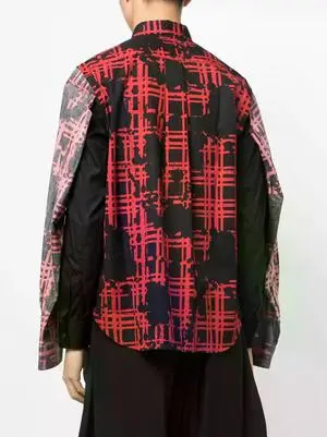 Comme Des Garçons Graphic-print Cotton Shirt