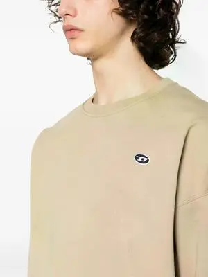 DIESEL® Cotton Jersey Sweatshirt