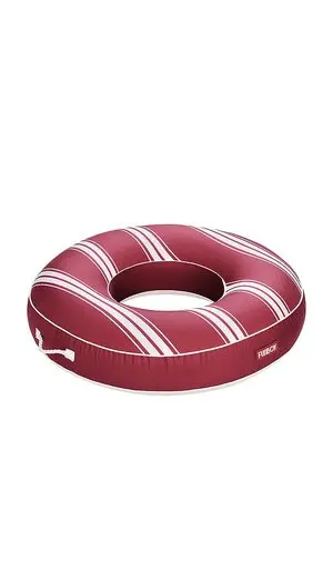 FUNBOY Premium Red Stripe Fabric Covered Tube Float In Burgundy - N,a