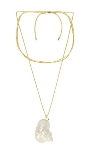 Anni Lu Shell On A String Necklace - Vanilla