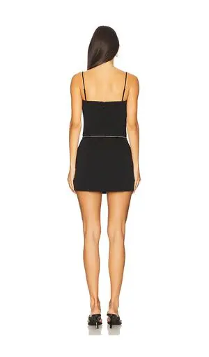 Alexander Wang Mini Dress With Chain Belt - Black
