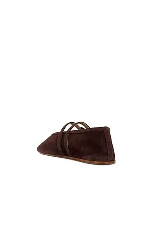 Le Monde Beryl Ballet Claudia Slipper - Chocolate