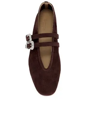 Le Monde Beryl Ballet Claudia Slipper - Chocolate