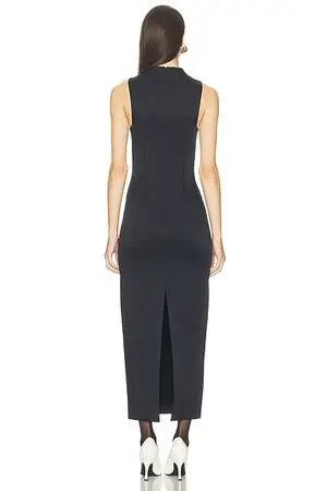 Khaite Sleeveless Bustier Midi Dress