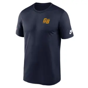 Nike Green Bay Packers Alt Legend Small Logo Dri-fit Nfl T-shirt - Blue