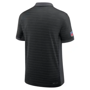 Nike Detroit Lions Sideline Victory Stripe Dri-fit Nfl Polo - Black