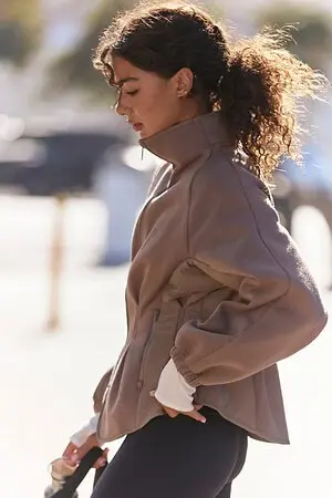 Free People Gia Fleece Jacket - Sandstorm