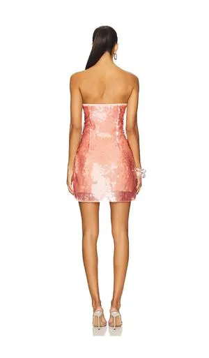 Superdown Sequin Strapless Mini Dress