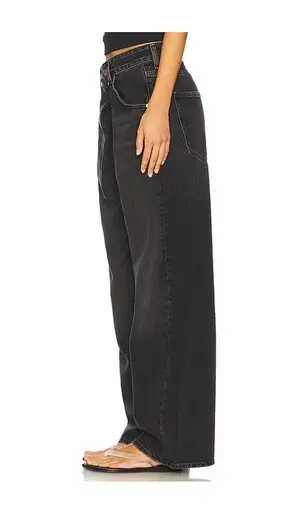 AGOLDE Vana Wide-leg Jeans - Black