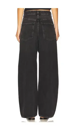 AGOLDE Vana Wide-leg Jeans - Black