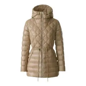 Mackage Diamond Quilted Light Down Jacket - Light Camel