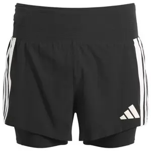 Adidas Adizero Running 2-in-1 Gel Pocket Shorts - Black