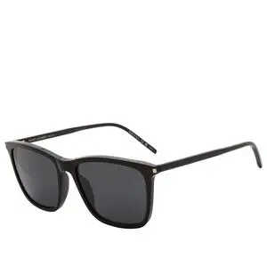 Saint Laurent Square Frame Sunglasses - Black
