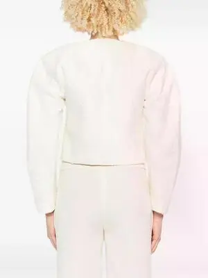 Jacquemus Cropped Tweed Jacket