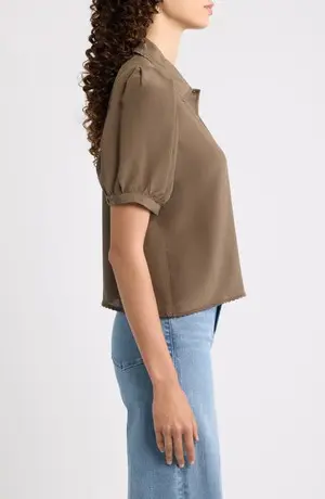 FRAME The Prim Silk Shirt