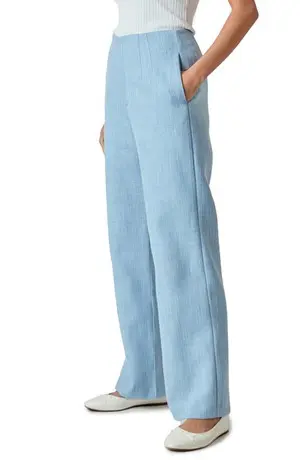 Endless Rose Clean Waist Relaxed Fit Tweed Trousers