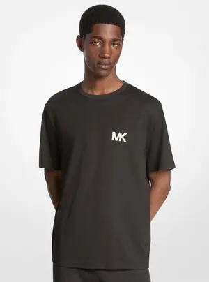 Michael Kors Logo Appliqué Cotton T-shirt