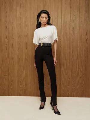 REFORMATION Avery Knit Top - Ivory
