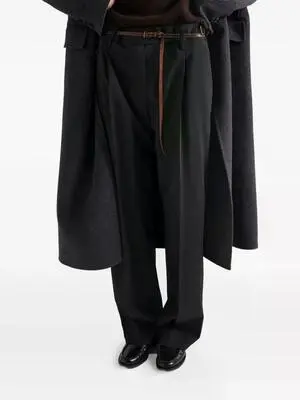 Prada Wool Trousers - Black